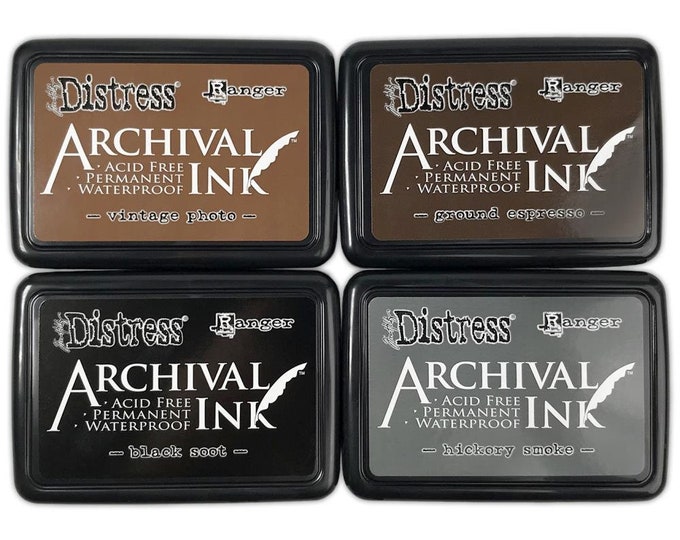 Tim Holtz Distress Archival Ink Pad Stack - Ranger Tim Holtz - Etsy
