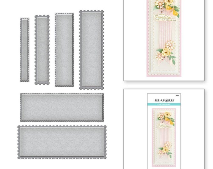 Spellbinders Mini Color Block Etched Dies Diamonds, Petals, Inverted ...