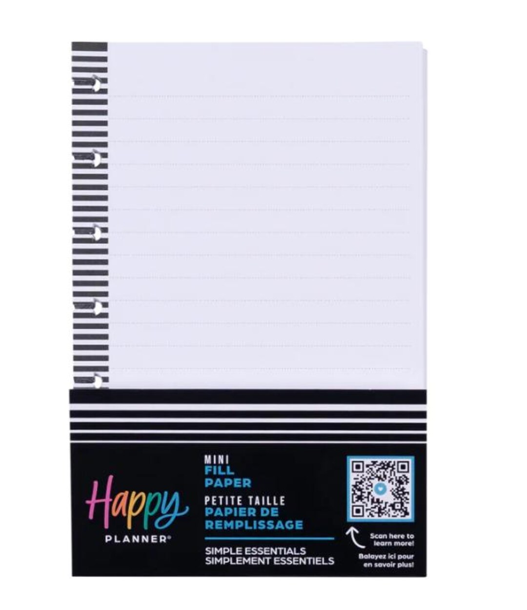 Simple Essentials Dotted Lined Mini Filler Paper - 40 Sheets - Mini ...