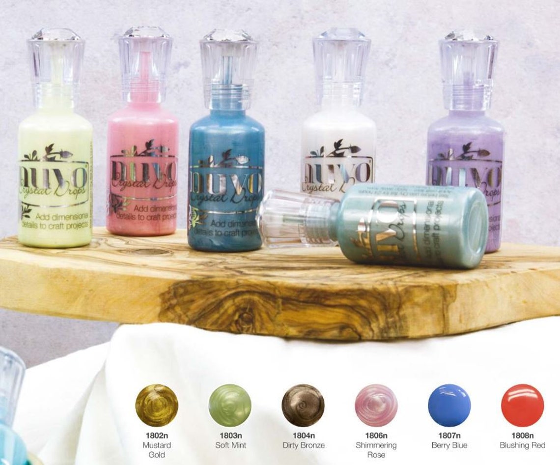 Nuvo Crystal Drops or Glitter Drops by Tonic Studios - Various Colors ...