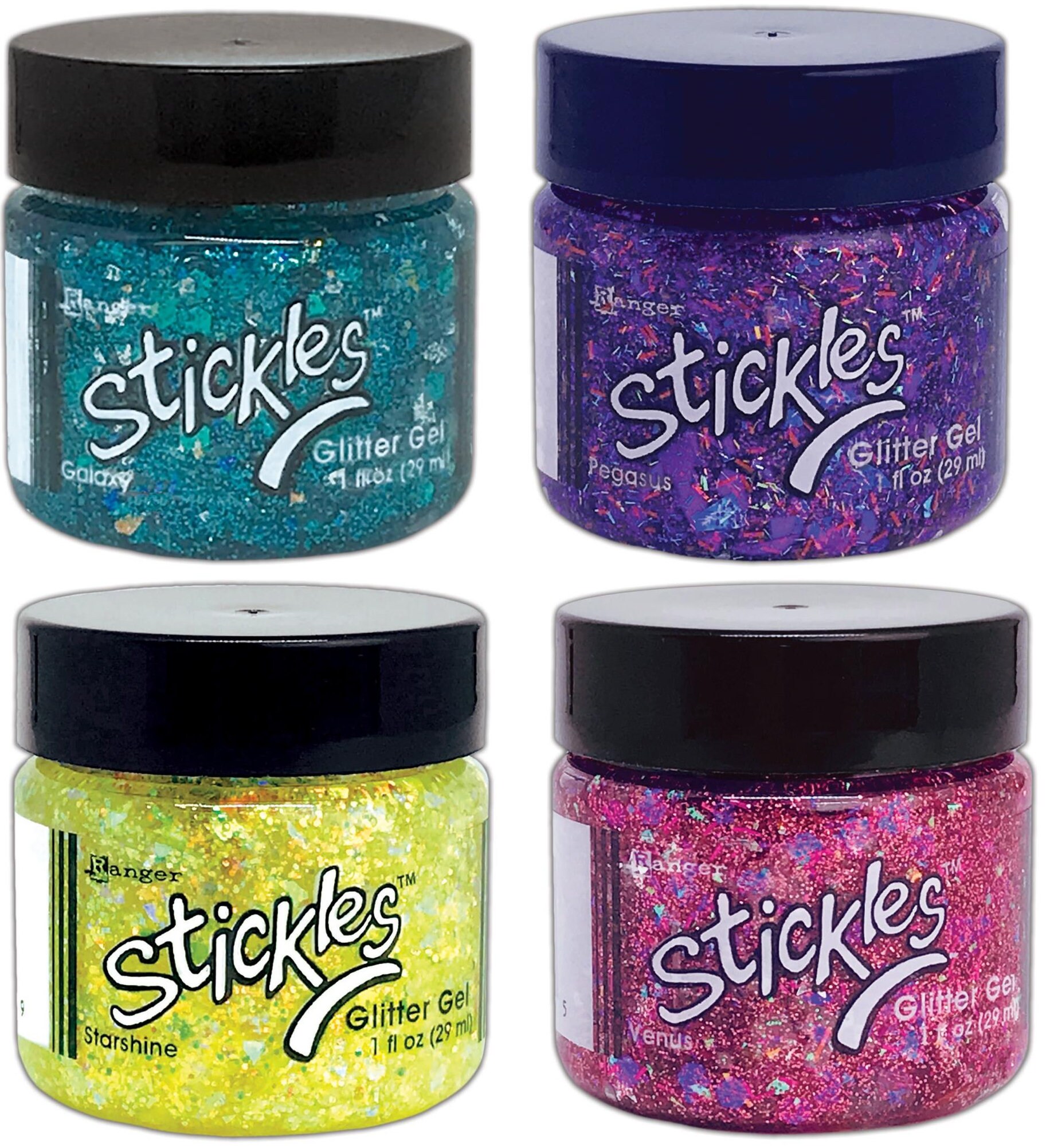 Tim Holtz Stickle Glitter Gel Ranger 13 Colors - Etsy