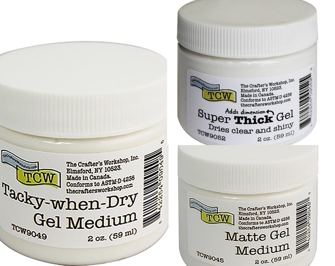 The Crafter's Workshop Tacky-when-dry Gel 2oz - Etsy
