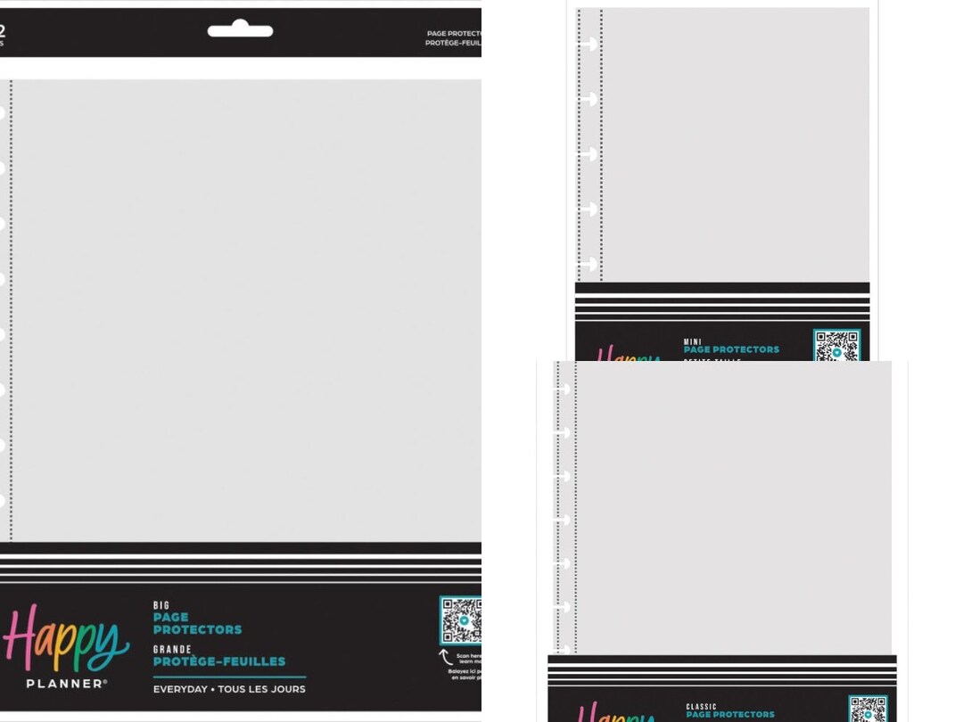 Snap-in Page Protectors in Mini, Classic, and Big Size - 12 Sheets ...