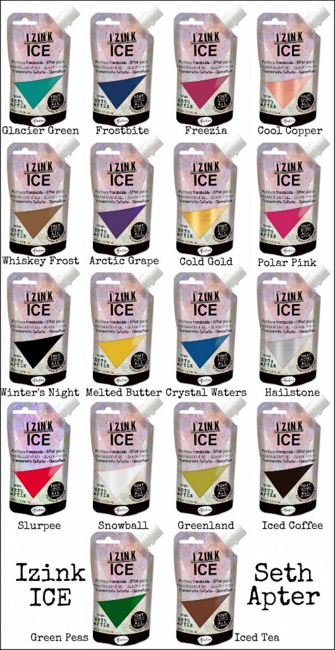 IZINK Ice Paint - Translucent Paint 80ml Aladine - Etsy