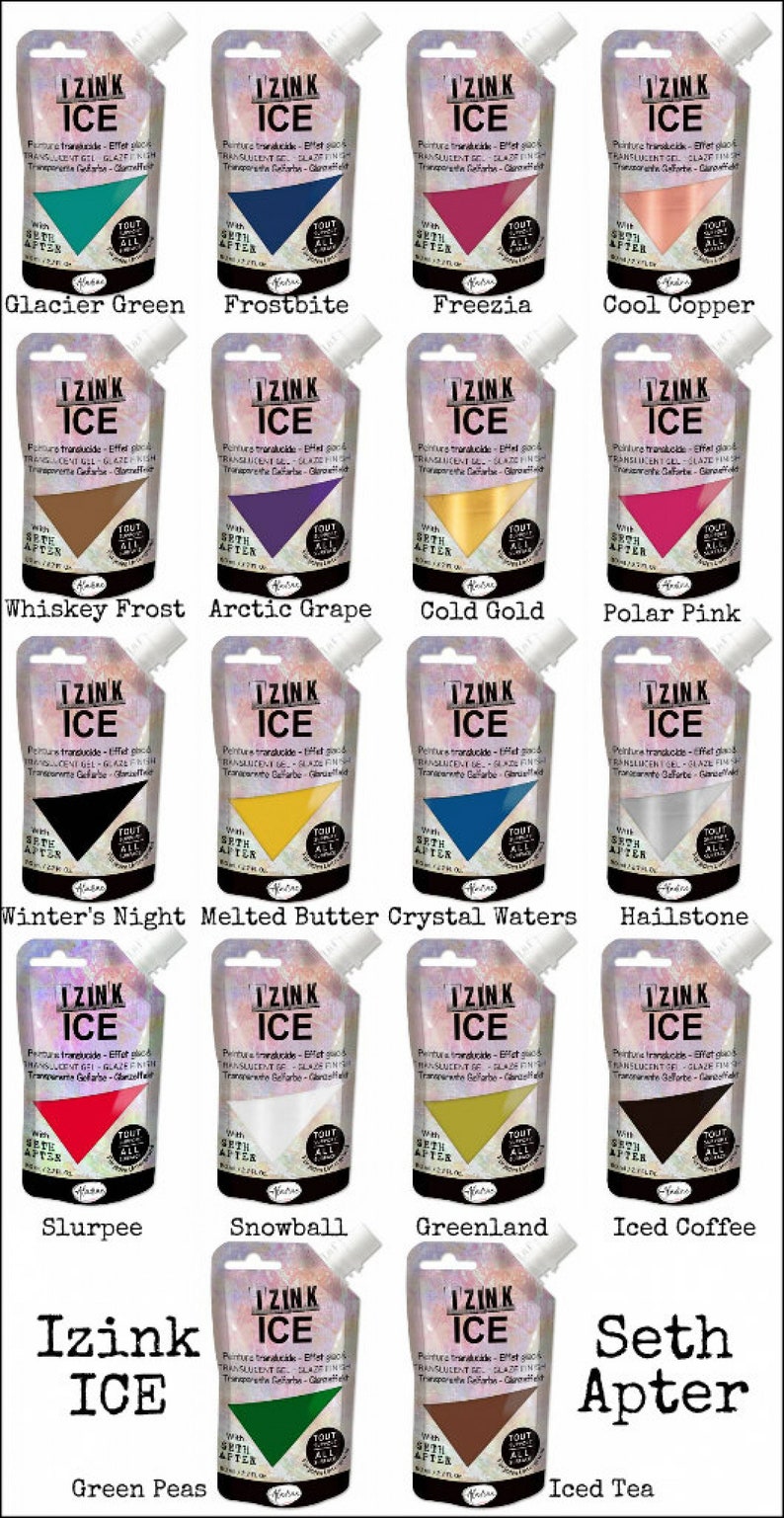 IZINK Ice Paint - Translucent Paint 80ml Aladine - Etsy