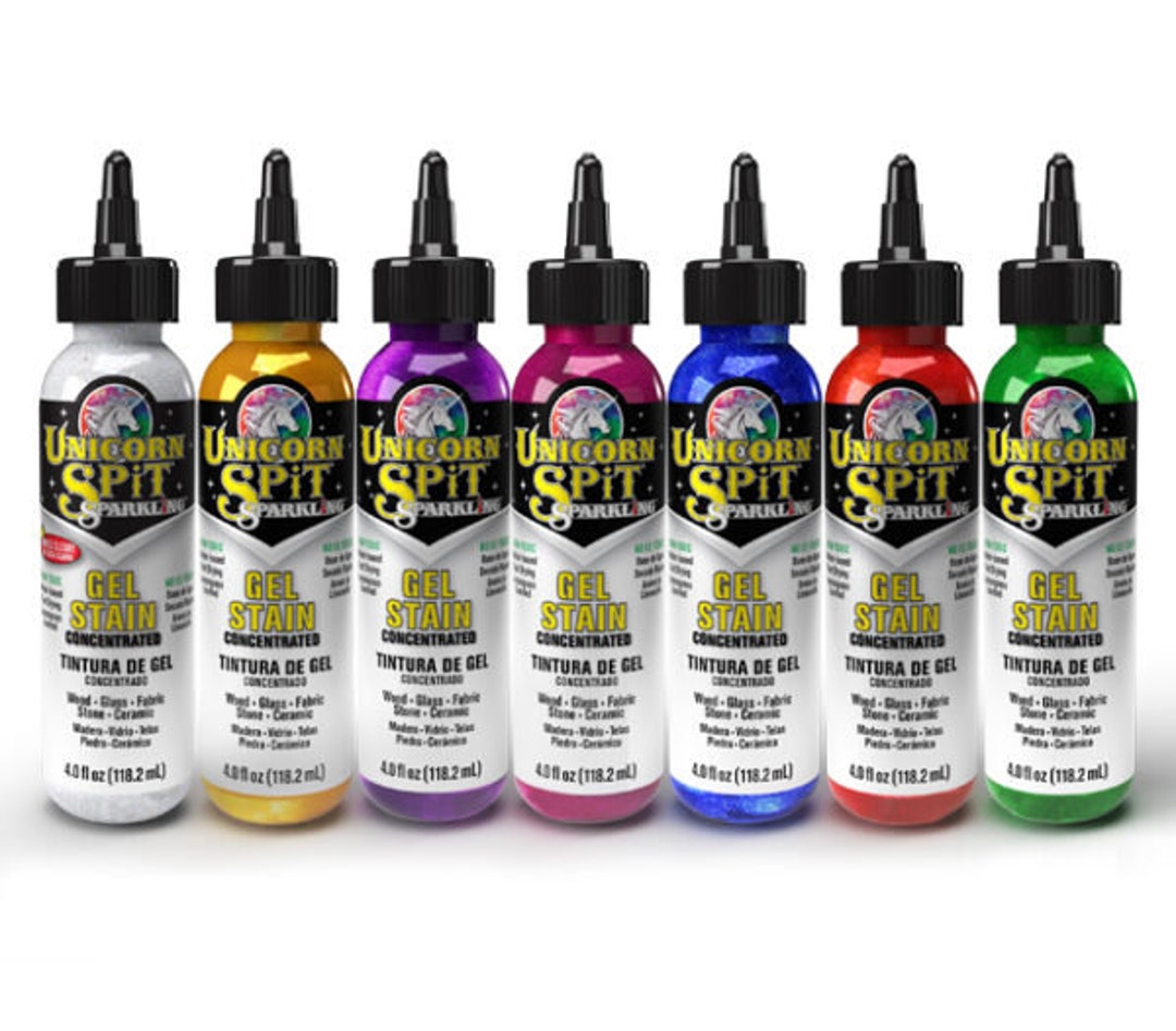 Unicorn Spit Sparkling Wood Stain - 4oz Bottles Choose From 7 Colors - Etsy