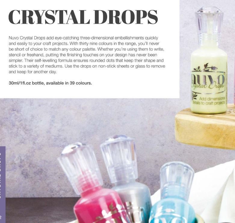 Nuvo Crystal Drops or Glitter Drops by Tonic Studios - Various Colors ...