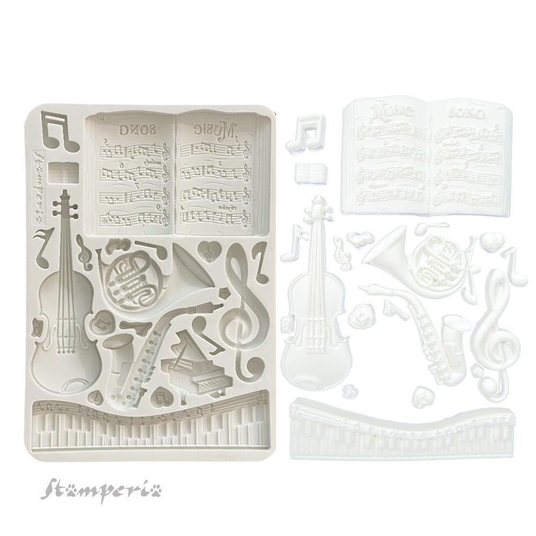 Stamperia Music A5 Silicone Mold Kacma547 - Etsy