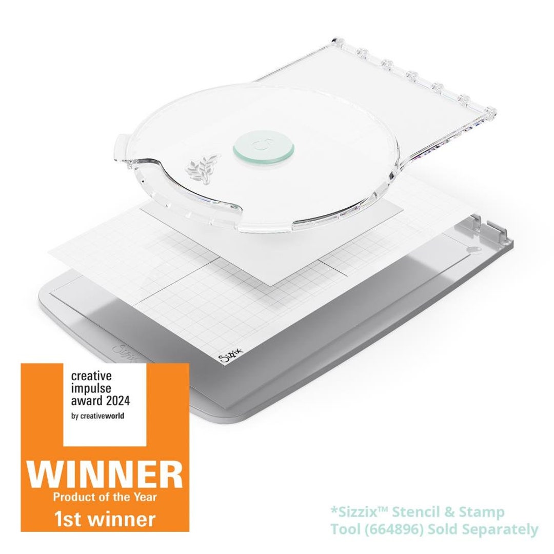 Stamp & Spin Tool for Stencil and Stamp Tool - Sizzix - Etsy