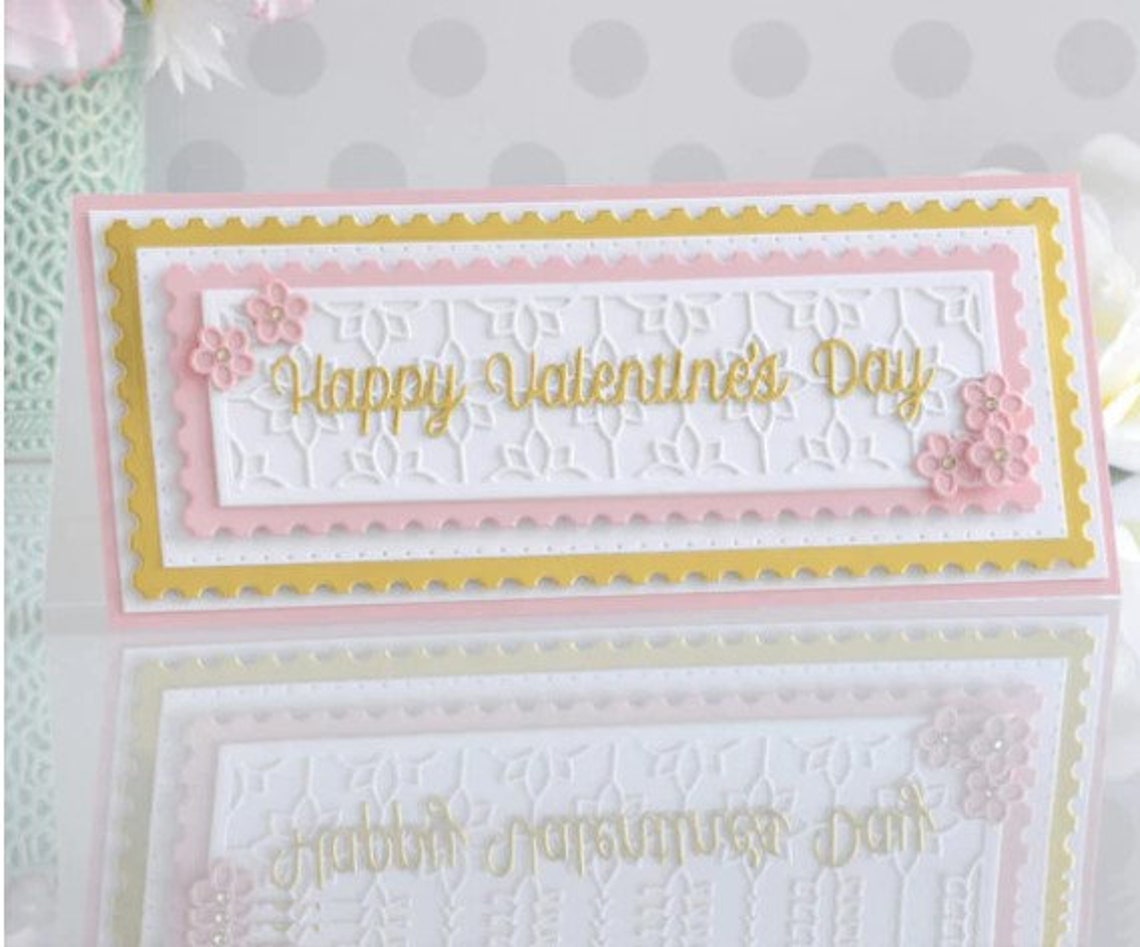 Postage Edge Slimlines Nested Dies Spellbinders Etched Dies - Etsy