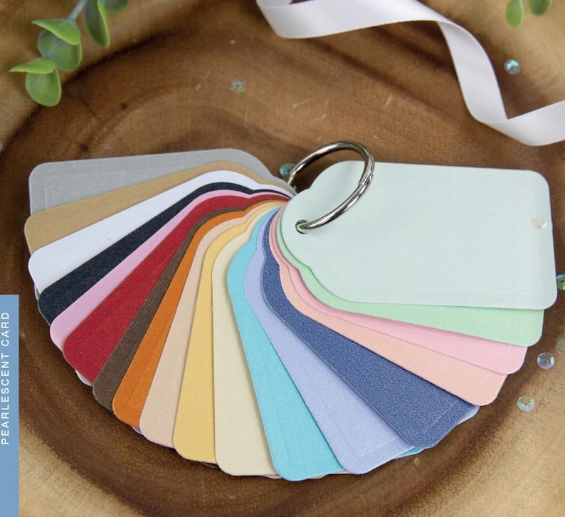 Craft Perfect Pearlescent Cardstock 8.5"x11" 5/pkg - 5 Sheets of A4 ...