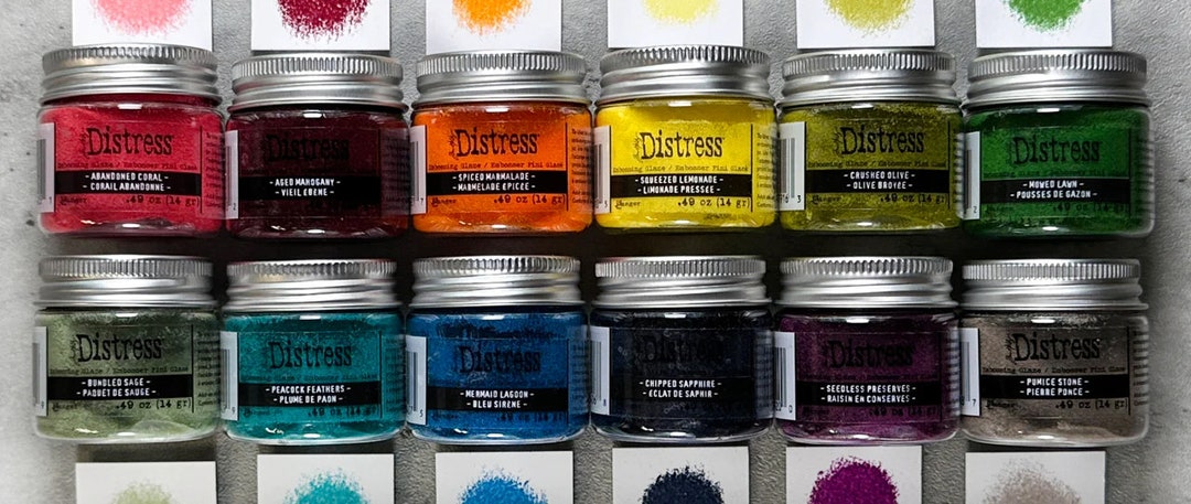 New Colors Added! Tim Holtz Distress Embossing Glaze - Etsy