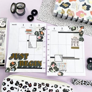 Colorful Leopard Value Sticker Pack - MAMBI Happy Planner - Etsy