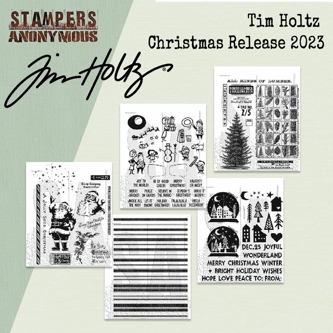 Tim Holtz 2023 Cling Stamps - Stampers Anonymous CMS472 CMS473 CMS474 ...