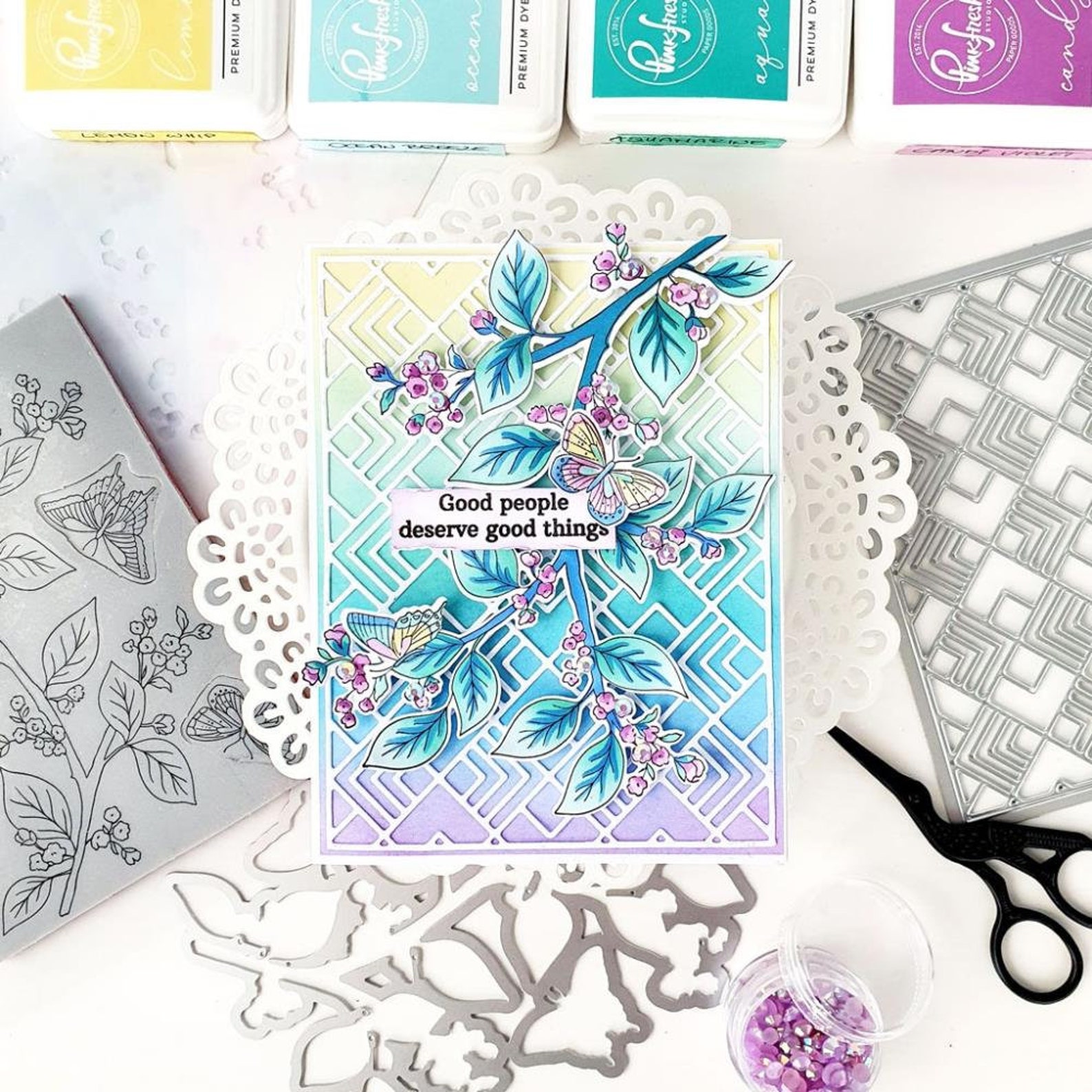 Pinkfresh Studio Cover Plate Die Layering Stencils and Hot - Etsy