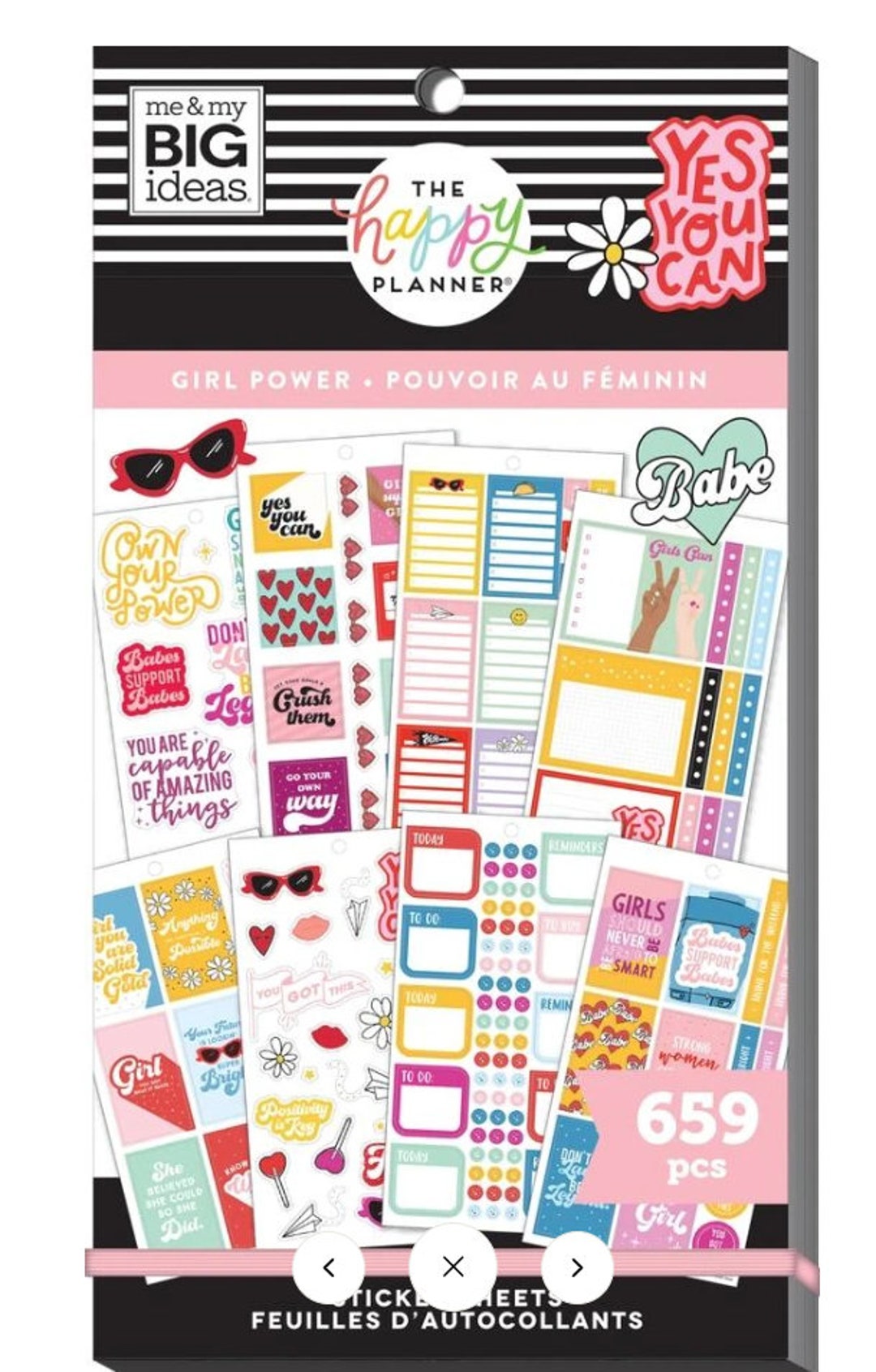 Girl Power Sticker Value Pack - MAMBI Happy Planner Stickers 659 ...