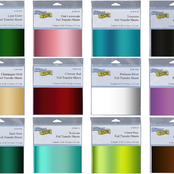 Foil Transfer Sheets - Etsy