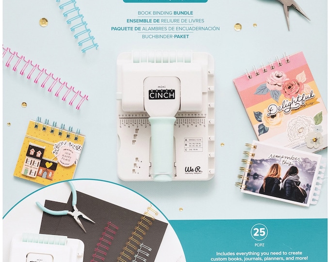 We R Mini Cinch Book Binding Tool Bundle - Wires, Covers, Cutter - Etsy