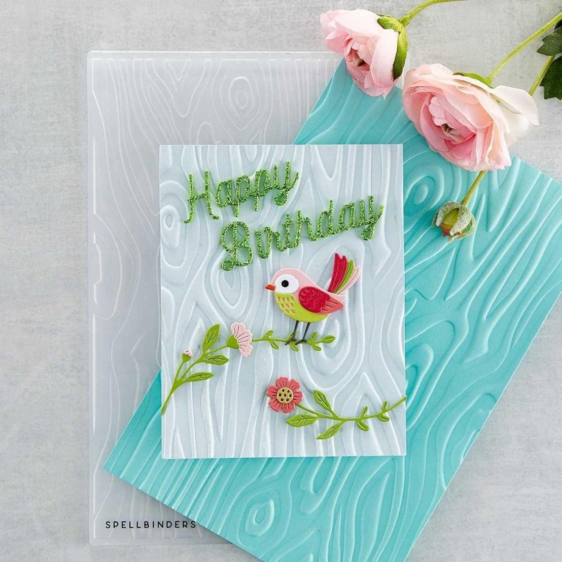 Spellbinders 3D Embossing Folder 5.5x8.5 Knock - Etsy