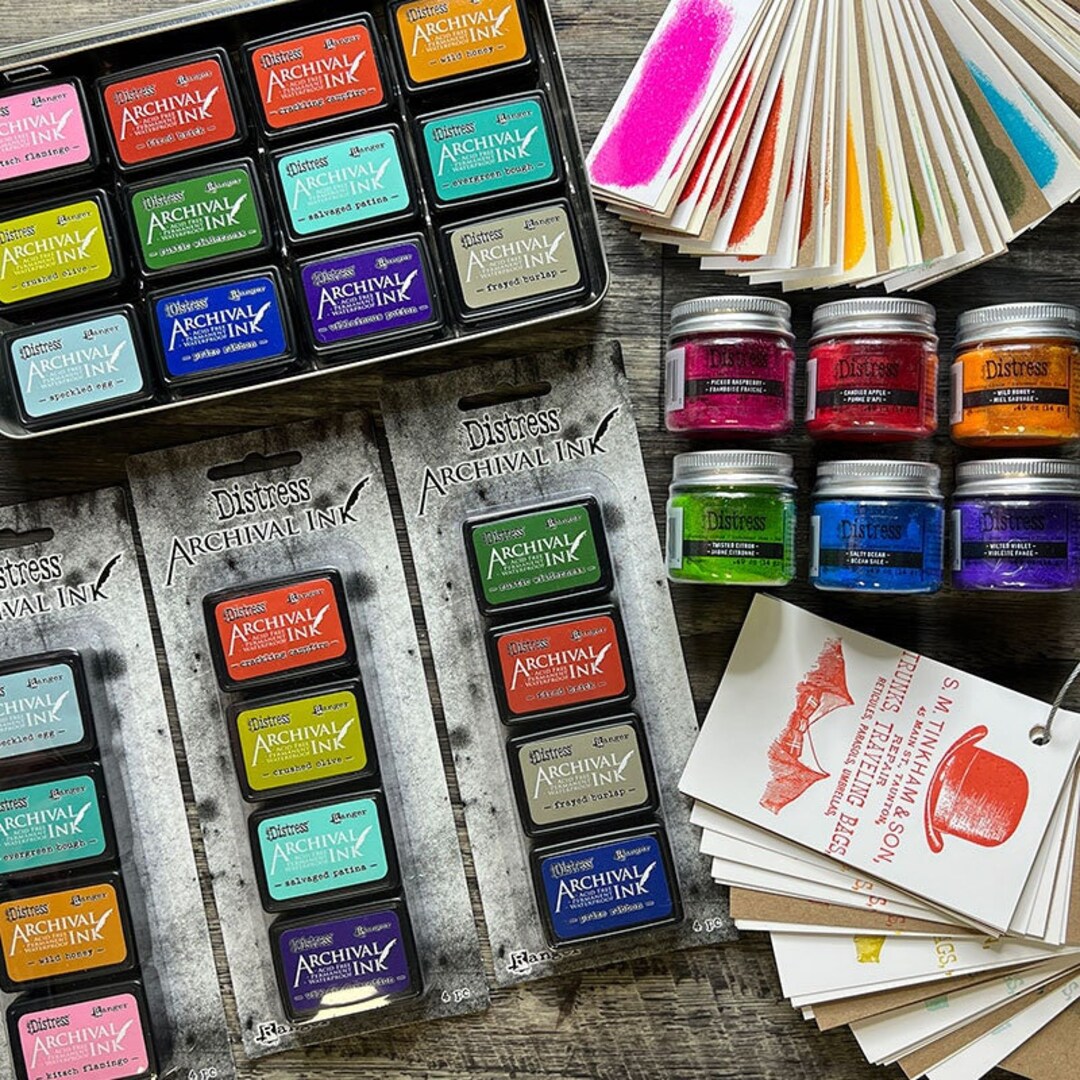 Distress Archival Ink Pads - Ranger Tim Holtz - Etsy