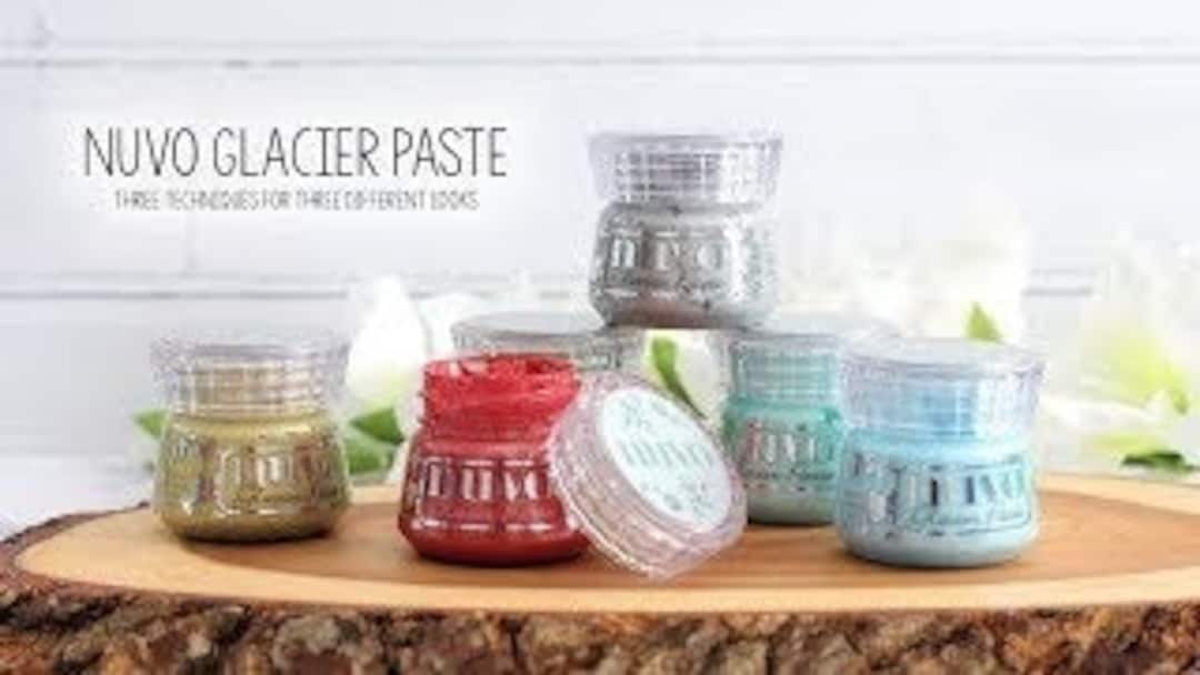 Nuvo Glacier With Mica Flakes Paste by Tonic Studios Various Colors - Etsy