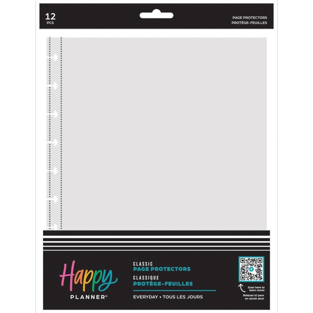 Classic Snap-in Page Protectors - 12 Sheets- Everyday - MAMBI Happy ...