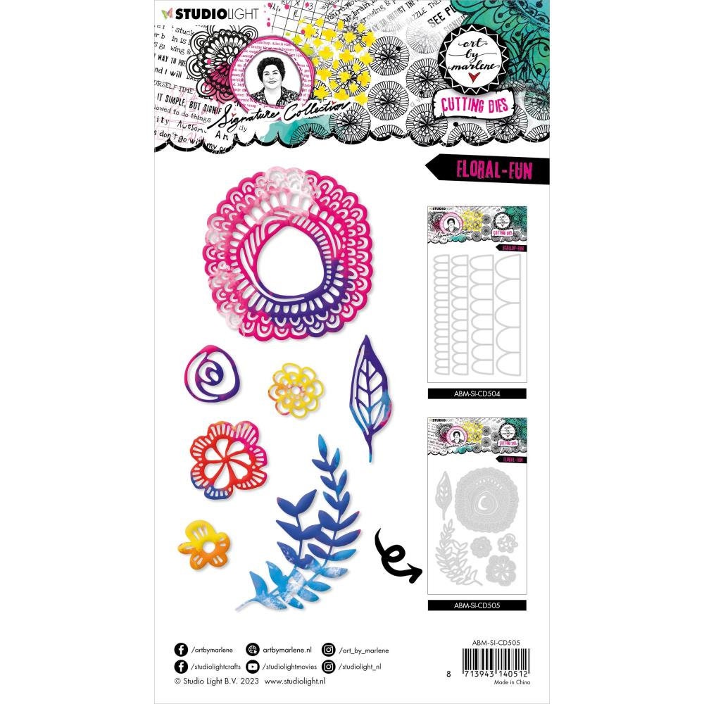 Art by Marlene Signature Collection Cutting Die Floral-fun - Etsy