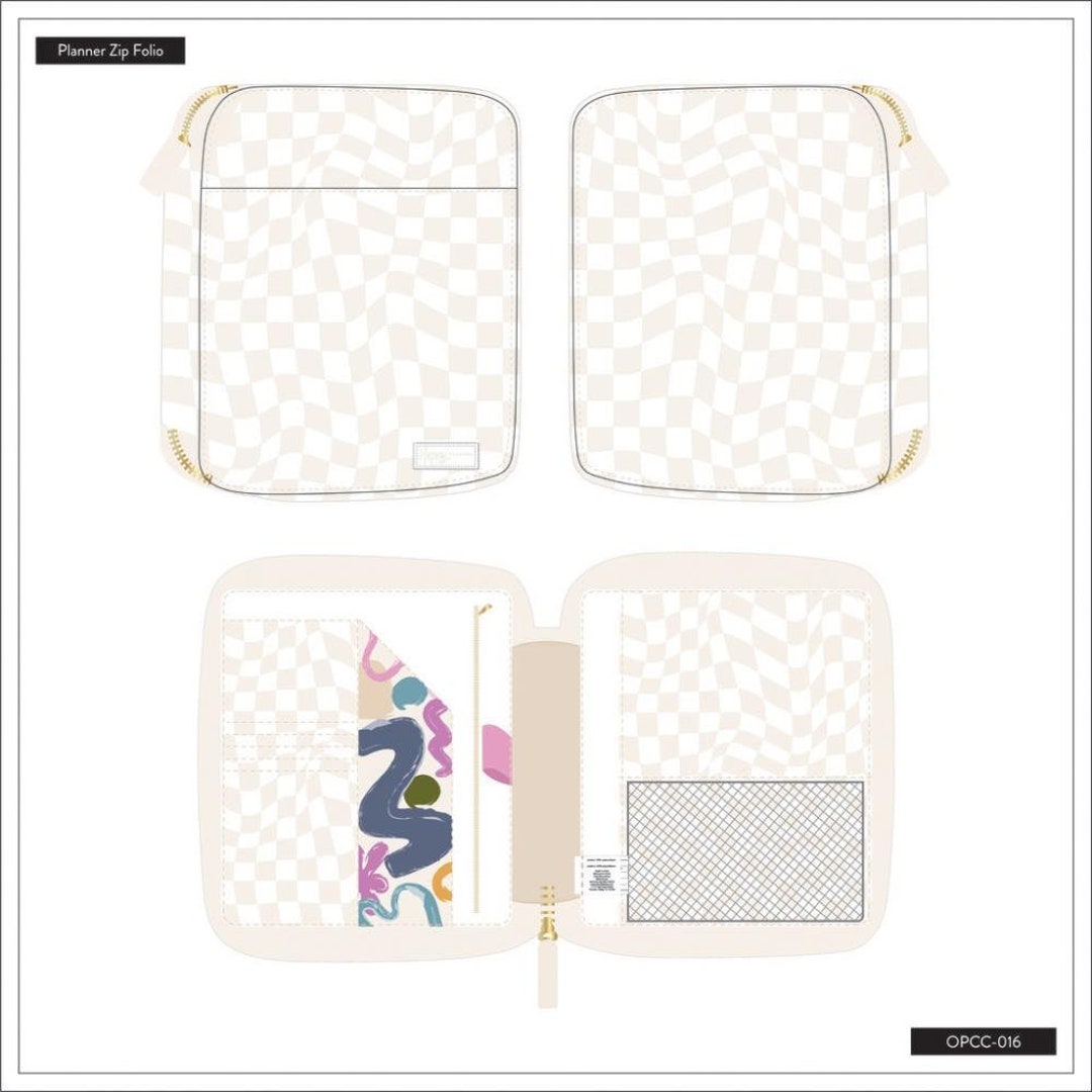 Canyon Modern Classic Planner Zip Folio - MAMBI Happy Planner - Etsy