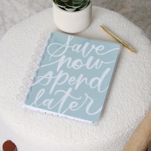 Save Now Spend Later Classic Guided Budget Journal Happy Planner - Etsy