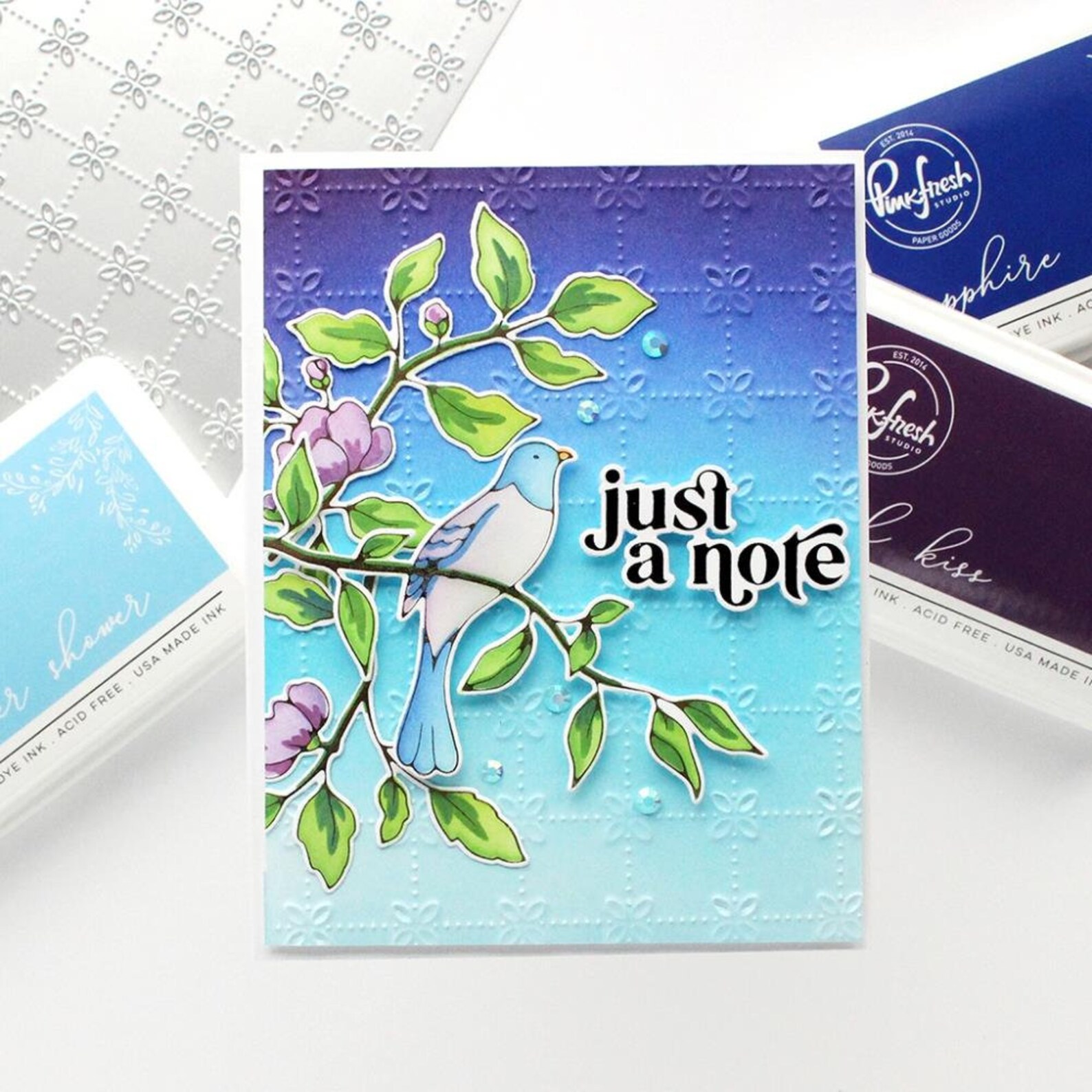 Pinkfresh Studio Cover Plate Die Floral Grid - Etsy