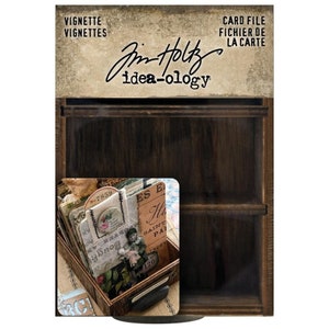 Tim Holtz Idea-ology Wooden Vignette Card File - TH94243 - Etsy