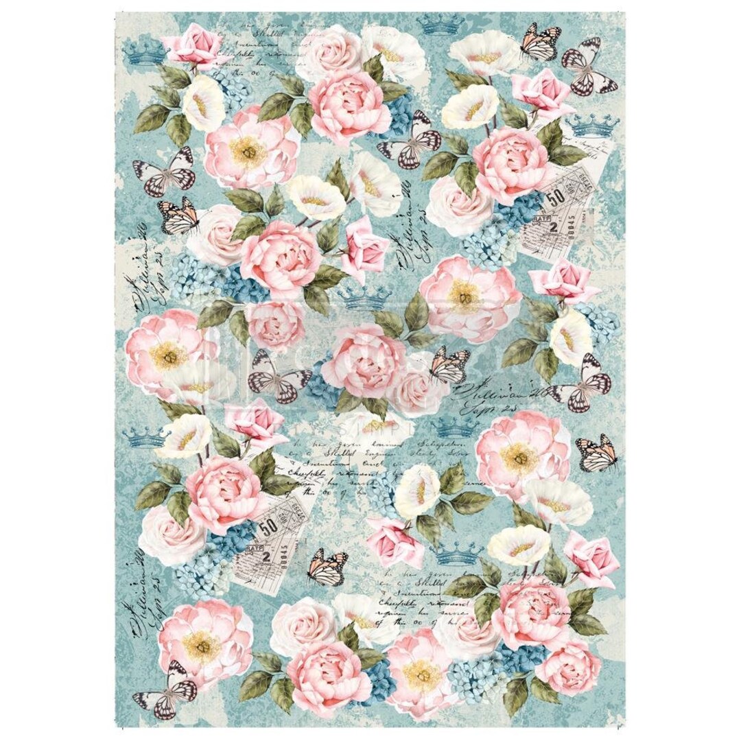 Prima Marketing Redesign Decoupage Decor Tissue Paper Zola 2 Sheets 19 ...