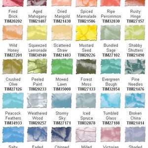 3x3" Tim Holtz Distress Ink Pads - Choose From 71 Colors - Etsy