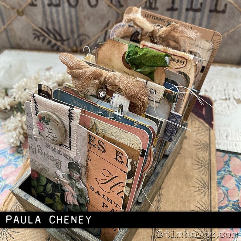 Tim Holtz Idea-ology Wooden Vignette Card File TH94243 - Etsy