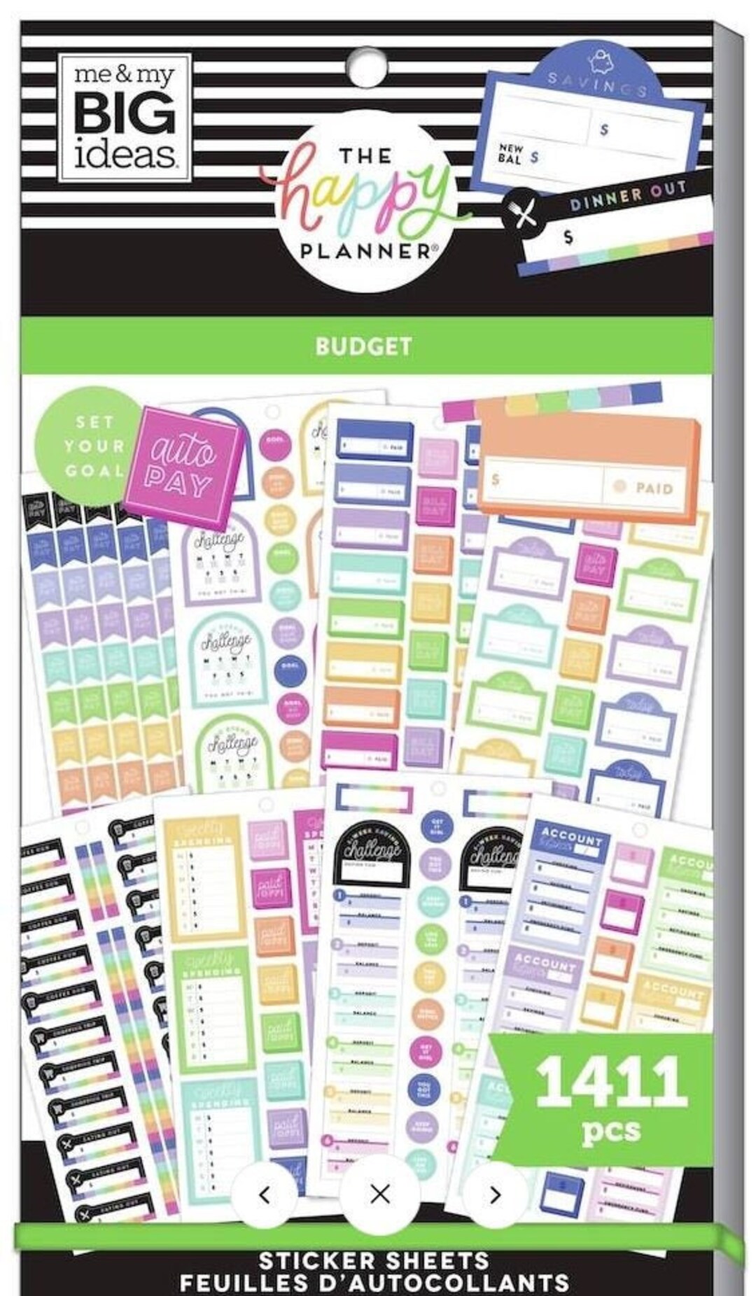 Budget Goals Sticker Value Pack - MAMBI Happy Planner Stickers - Etsy