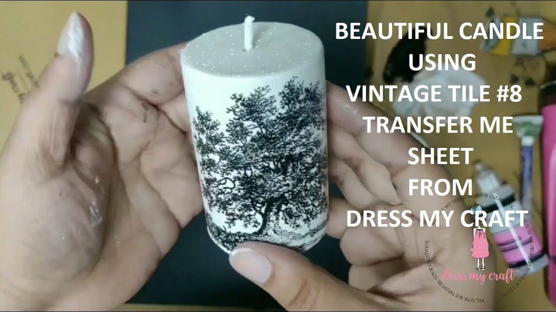 Dress My Craft Transfer Me Transfer Paper Vintage Flowers - Etsy