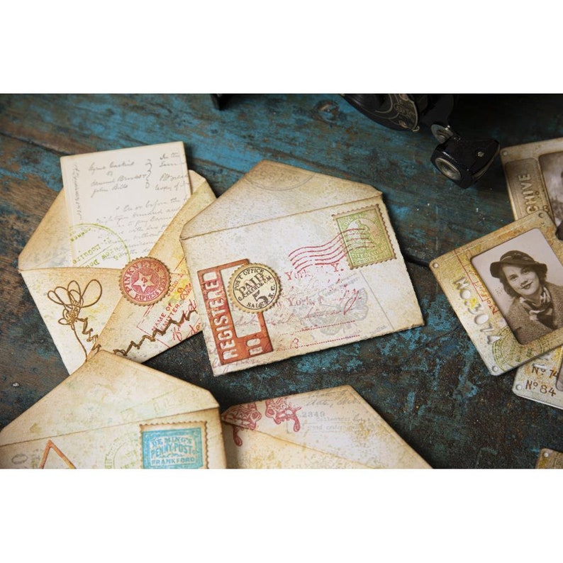 Tim Holtz Sizzix Thinlits Dies Postale 665927 - Etsy