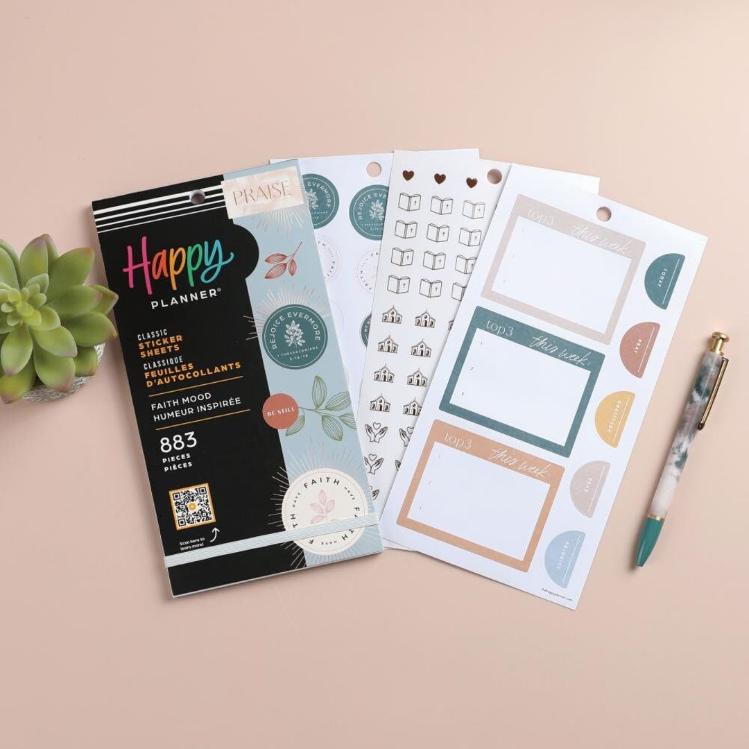 Faith Value Pack Stickers MAMBI Happy Planner Stickers - Etsy