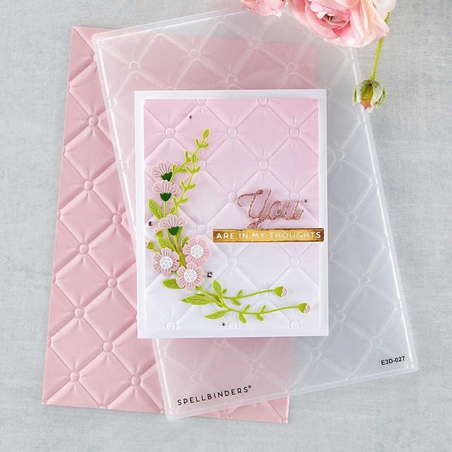 Spellbinders 3D Embossing Folder 5.5x8.5 Tufted - Etsy