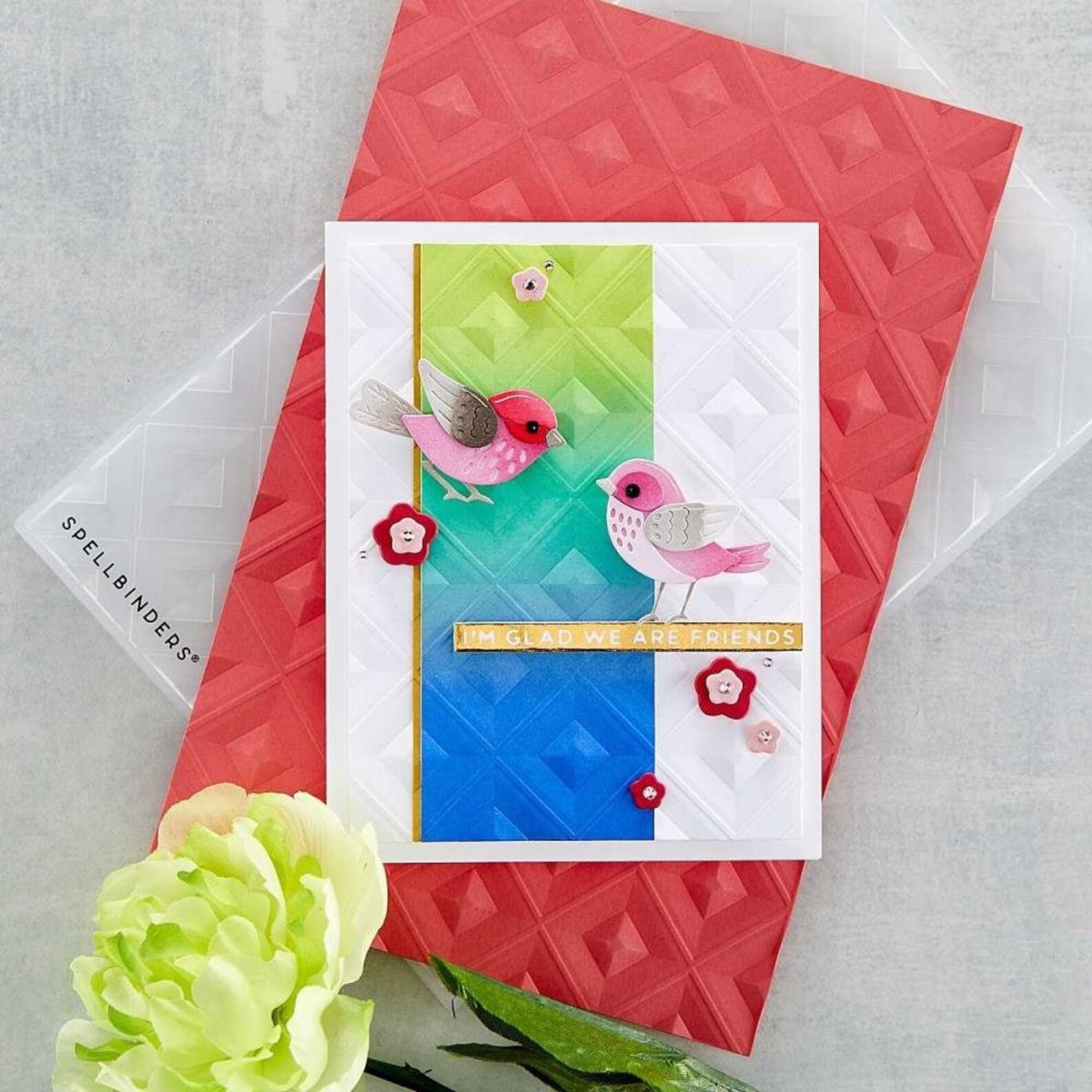 Spellbinders 3D Embossing Folder 5.5x8.5 Beveled - Etsy