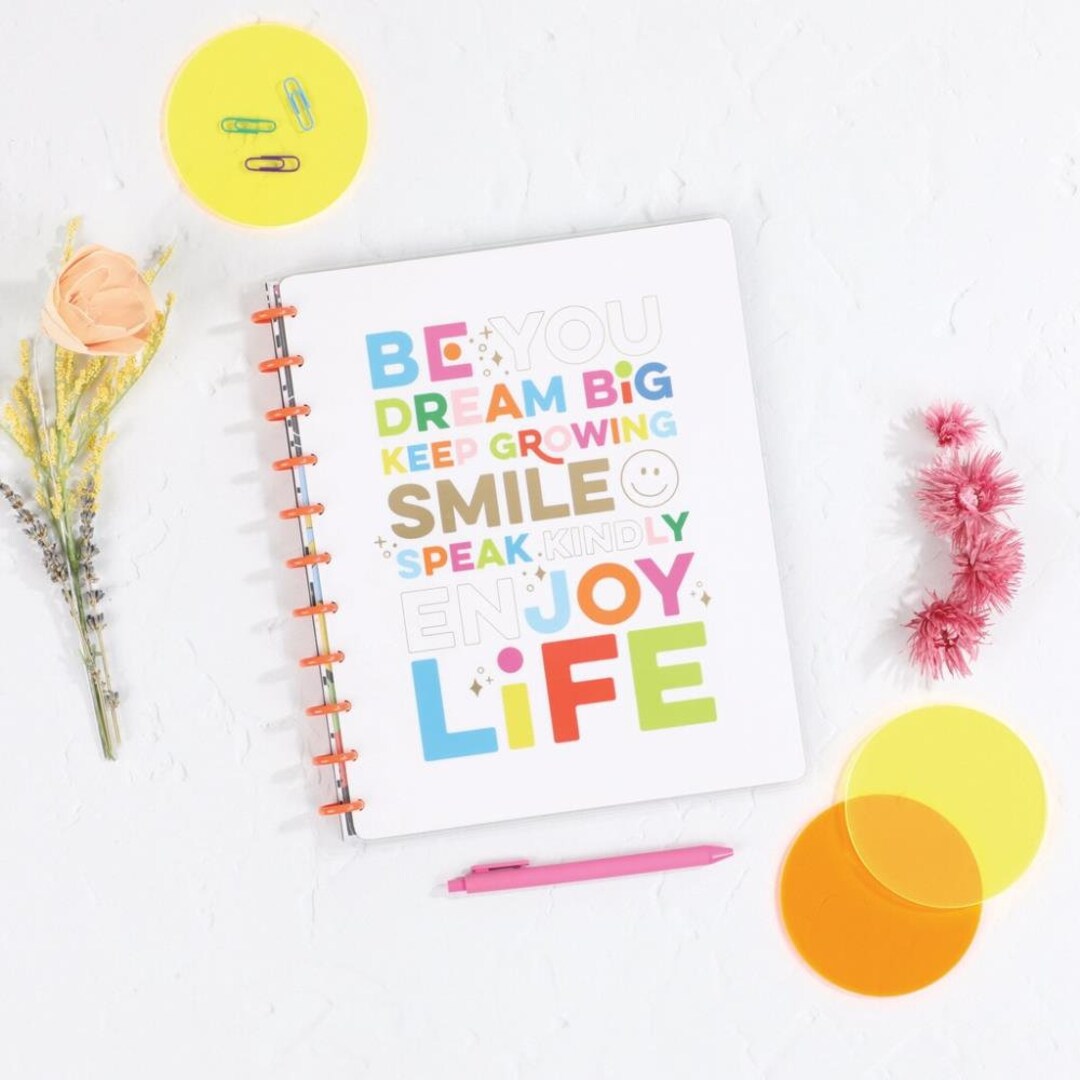 Joyful Expressions Big Happy Notes Notebook - Happy Planner - Etsy