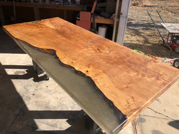 8 Foot Live Edge Maple River Table - Etsy