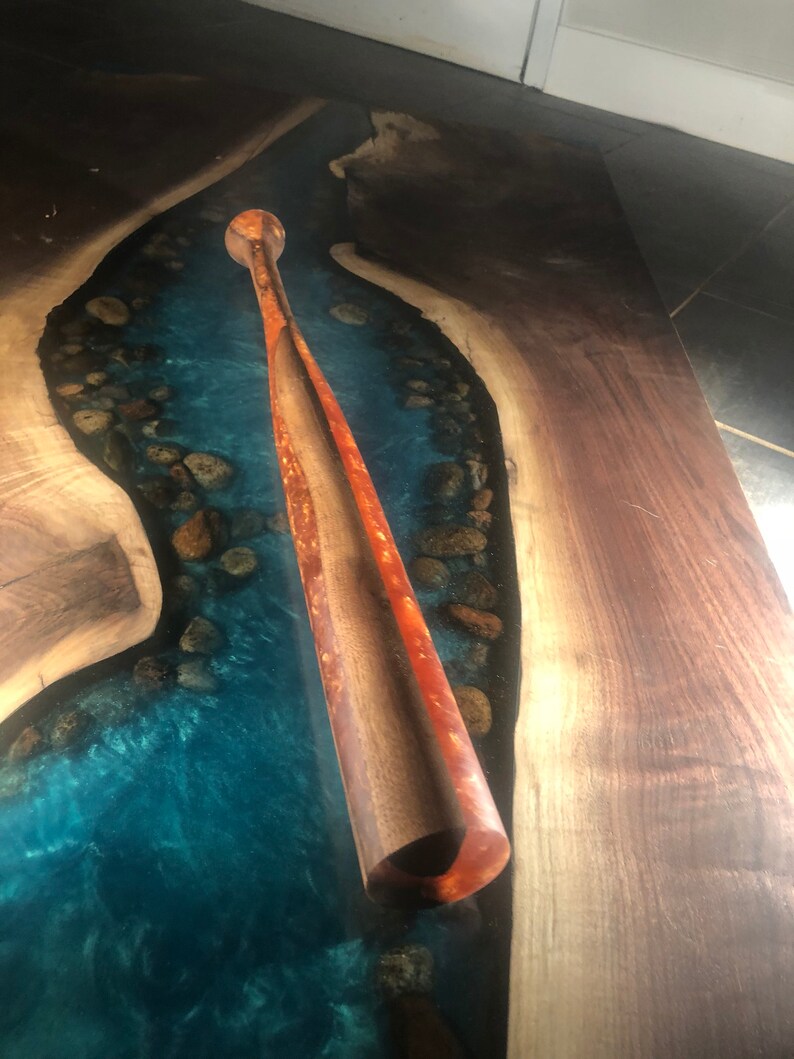 Baseball Bat Using Live Edge Walnut and Copper Resin Wall Art - Etsy