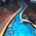 Live Edge River Table With Matching Benches Walnut Dining Stone Rocks ...