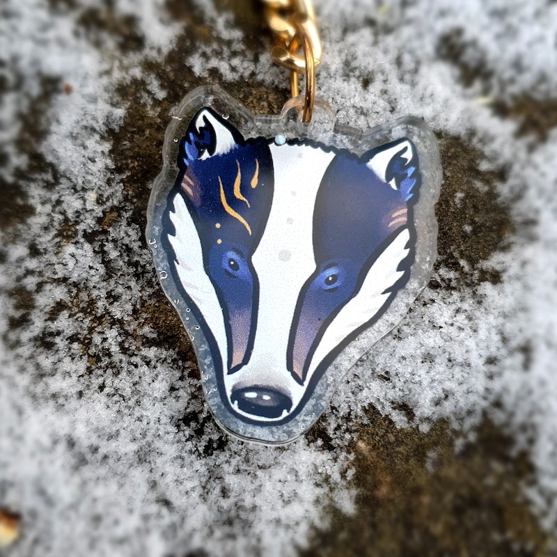 Badger Charm - Etsy