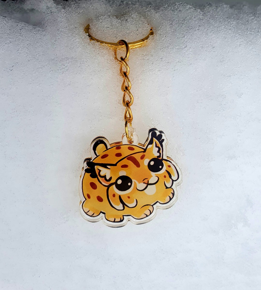 Chonky Lynx Key Ring / Keyring / Charm / Keychain - Etsy