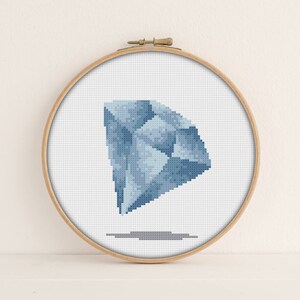 Diamond Cross Stitch Pattern PDF Birthstone Cross Stitch - Etsy