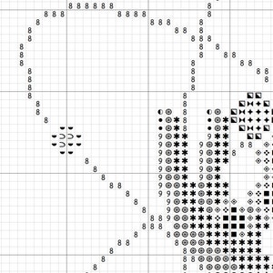 Atom Cross stitch Pattern PDF Pattern Surreal cross stitch | Etsy