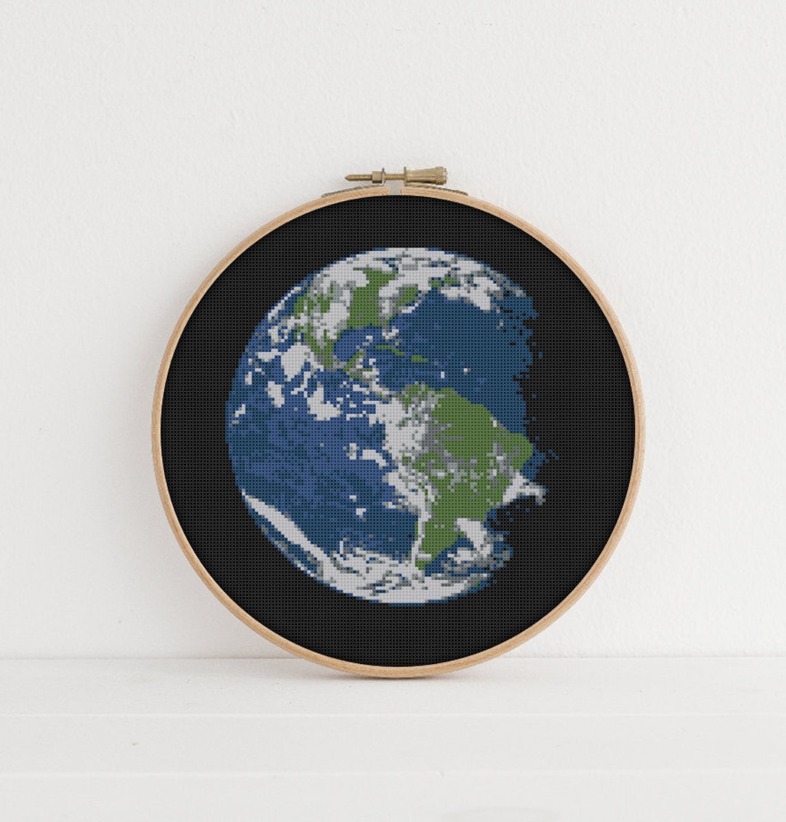 Earth Cross Stitch Pattern PDF Printable Instant Download | Etsy New ...