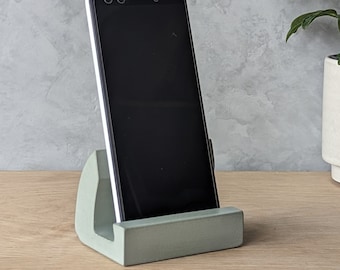 Handmade Cement Mountain Phone Holder-concrete Snow Peak Phone Stand ...